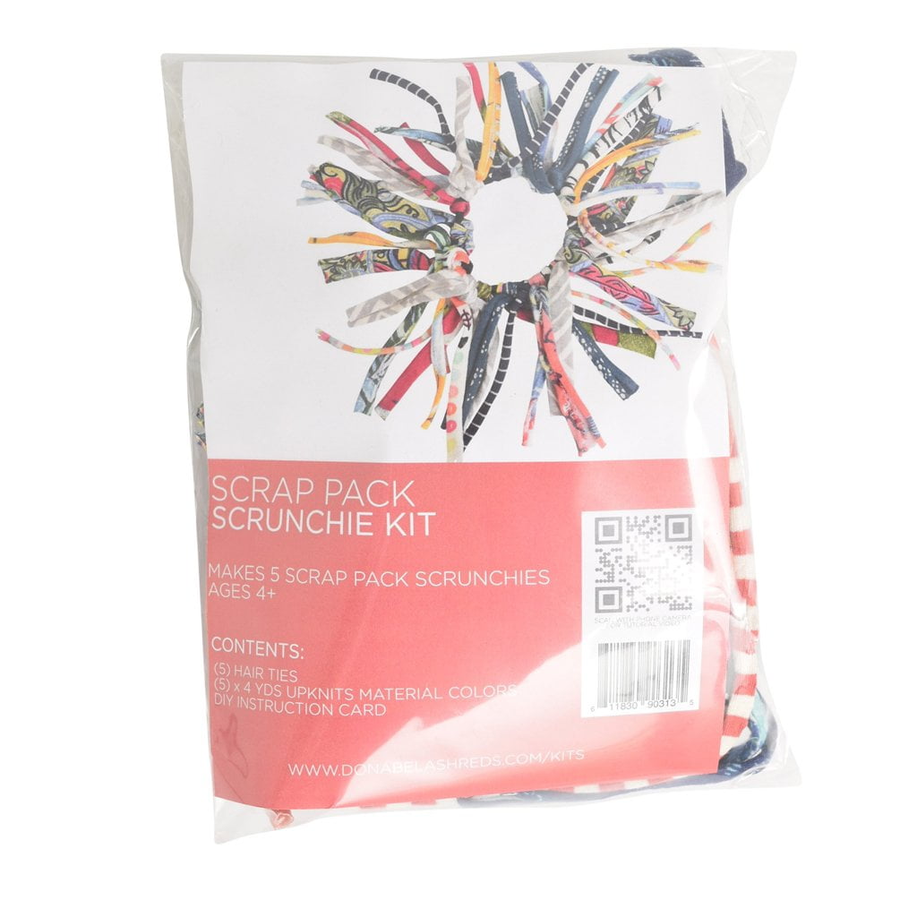 Scrap Pack Adult Women's Eco DIY Scrunchie Kit - Walmart.com