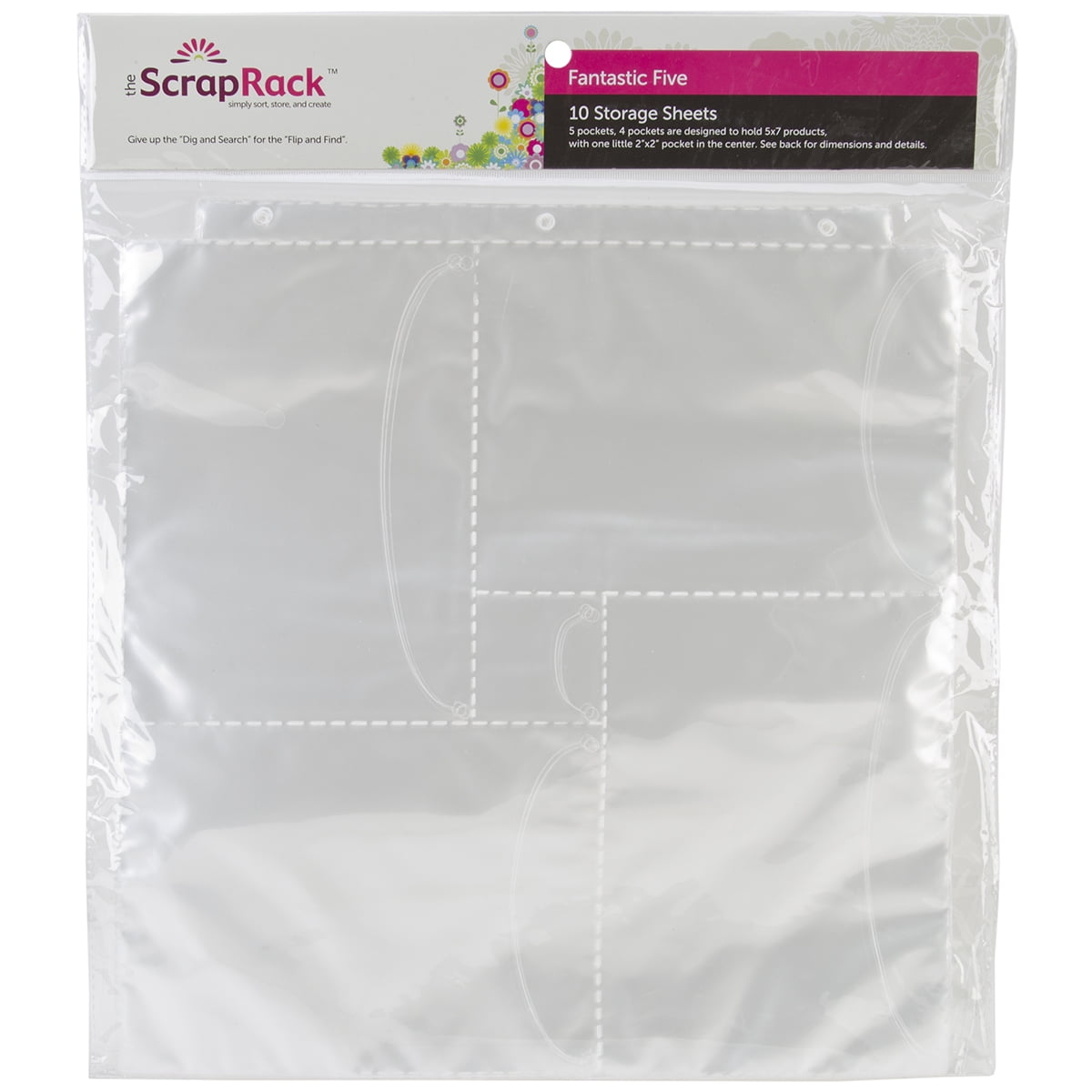 ScrapRack Basic Storage Pages 10/Pkg-Fantastic 5 - Walmart.com