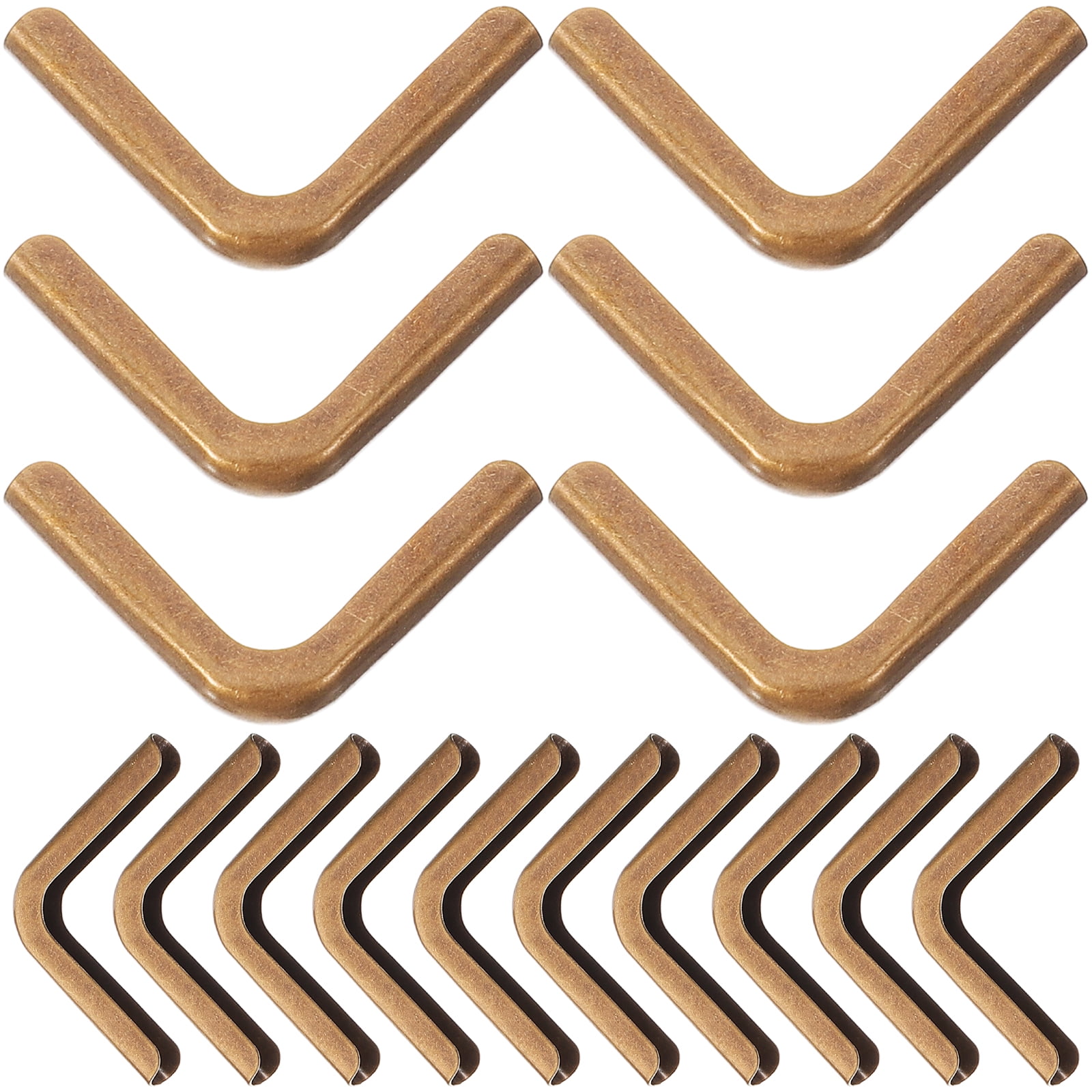 Koolleo 100 pcs Metal Book Corner Protector Photo Album Corners ...