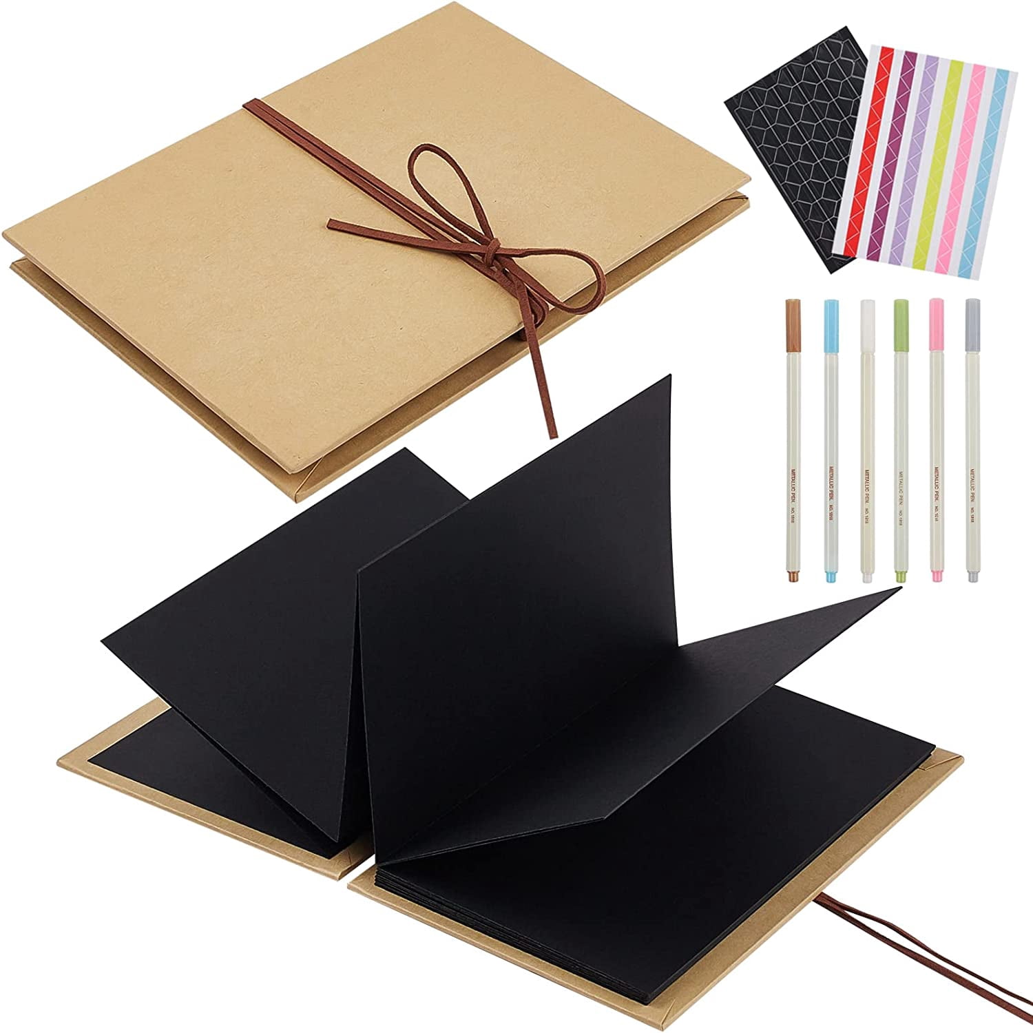 Scrapbook Album 6x8 Inch Small Photo Album with DIY Accessories Set ...