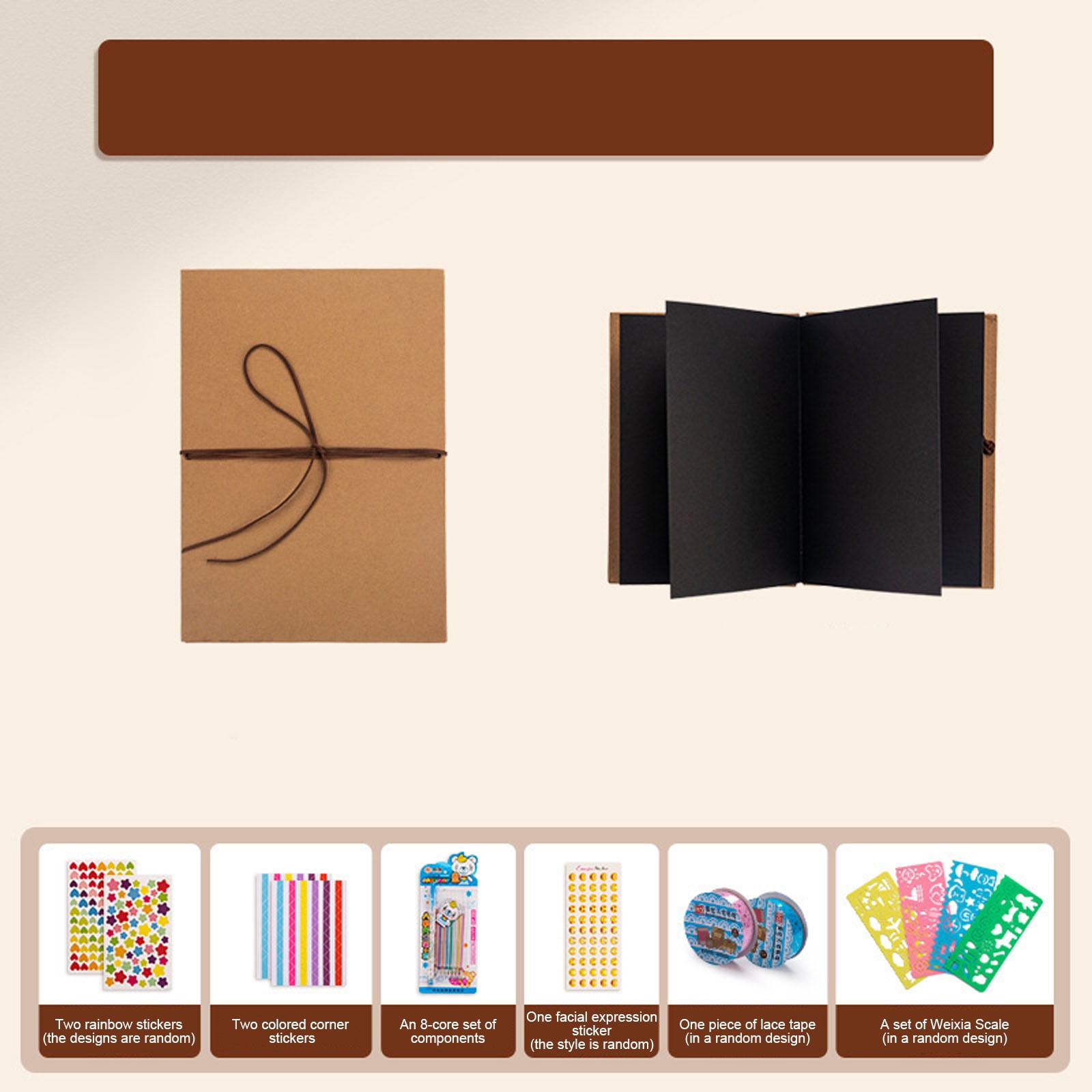 Scrapbook Album, Stretchable Foldable DIY Blank Anniversary Scrapbook ...