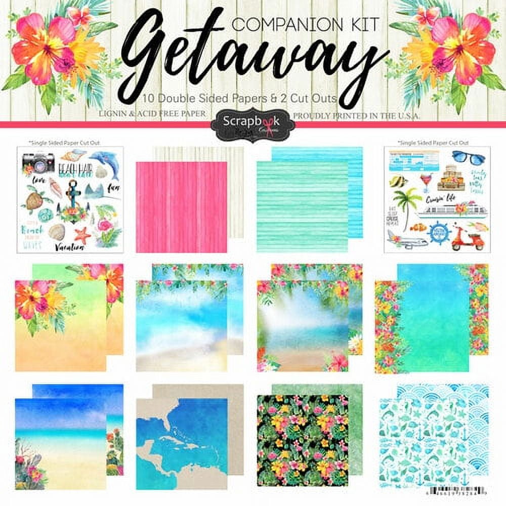 Scrapbook Customs Getaway Paper Pack Scrapbook Kit - Walmart.com
