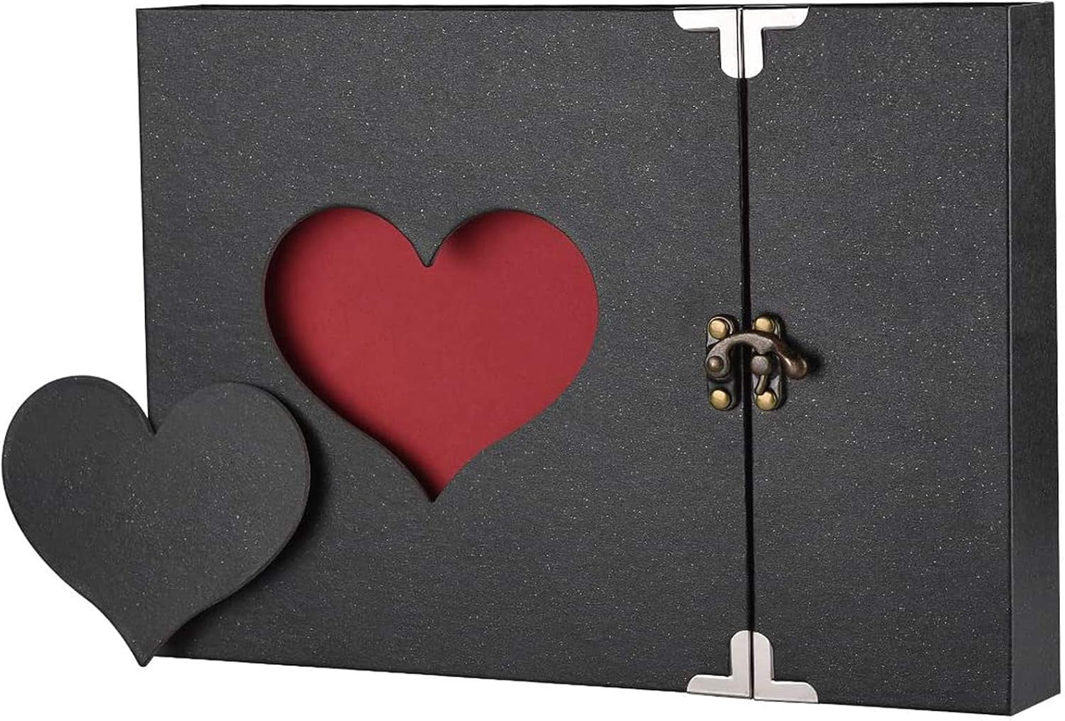 Scrapbook DIY Family Photo Albums, Couples Memory Book Black Page Scrap ...