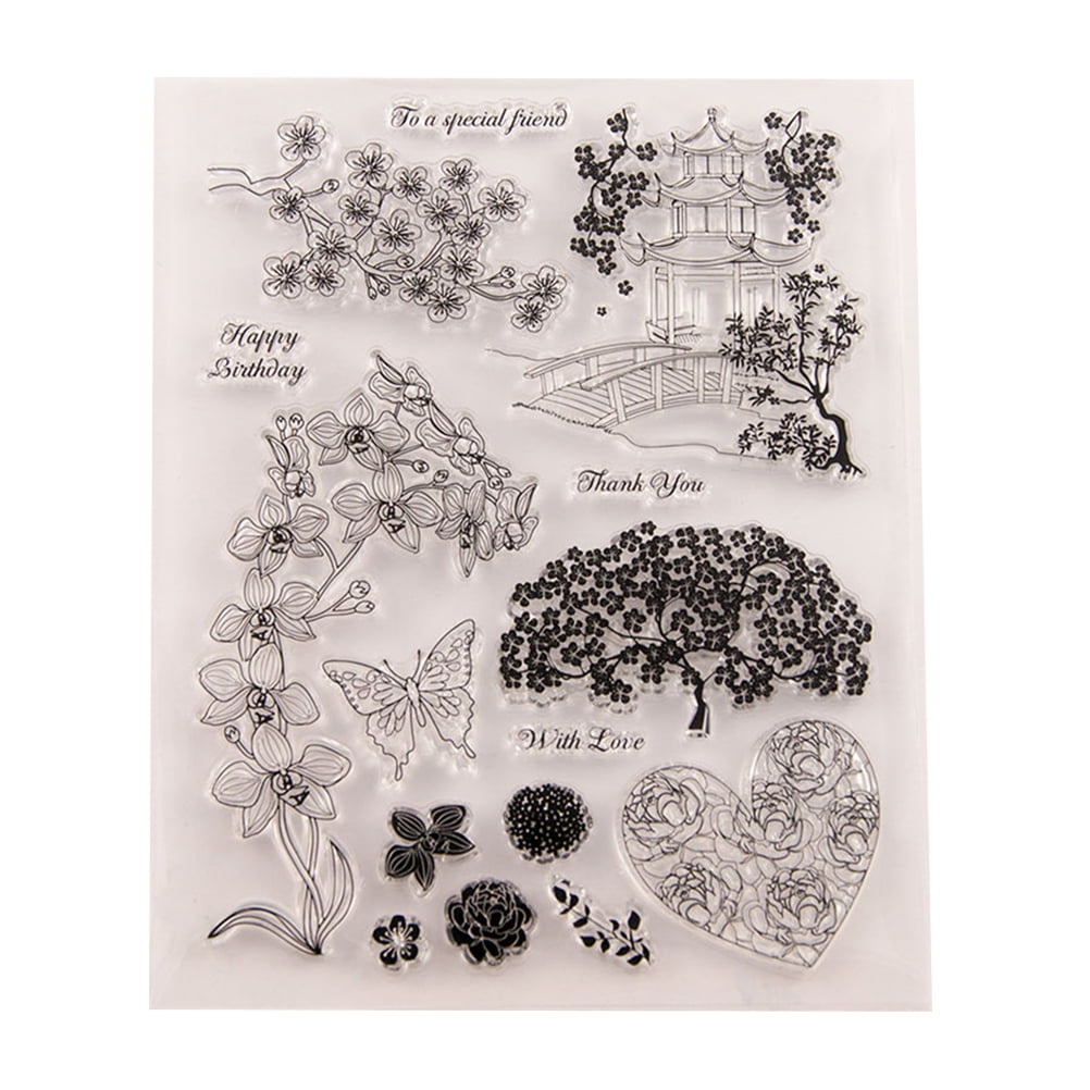 Scrapbook Finished Stamp Envelop Transparent Stamps Postage Clear ...