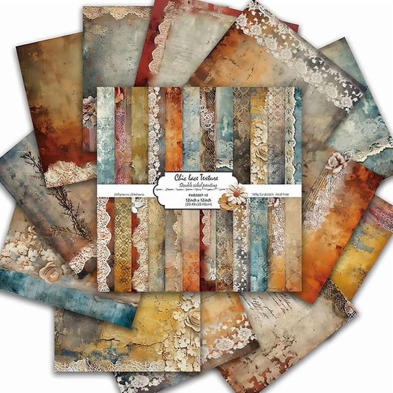 Scrapbook Paper 12x12 Inch, 24 Sheets DIY Origami Decorative Craft ...