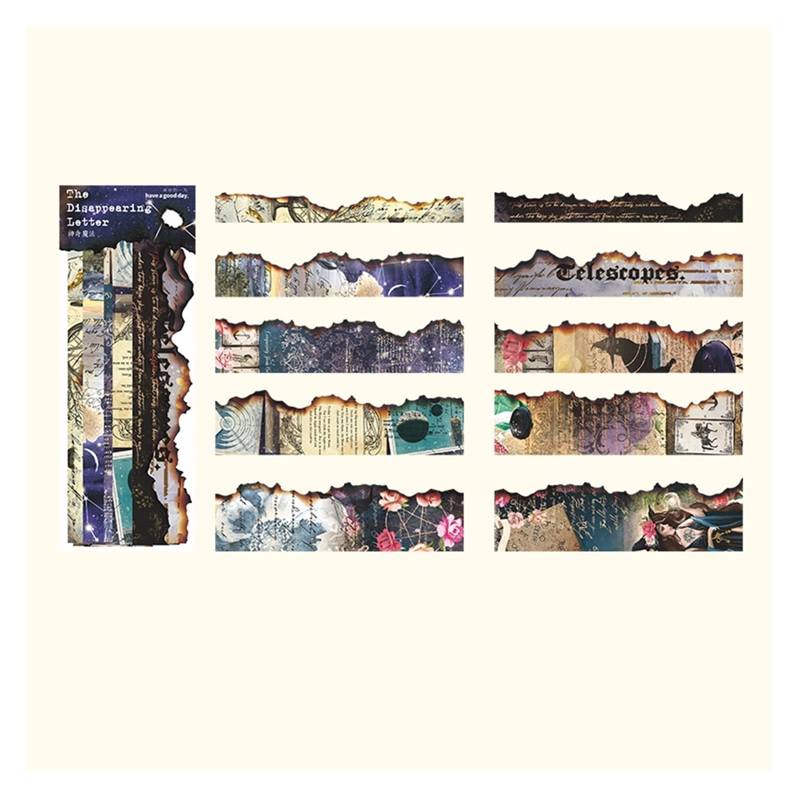 Scrapbook Paper 20 Pieces Sticker Pack DIY Scrapbook Decorative ...
