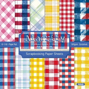 SunWMart A5 Size Scrapbook Paper Journaling Card Making Supplies ...