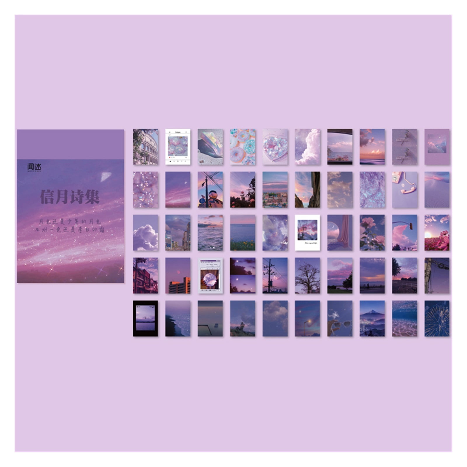 Scrapbook Paper 50 Pieces Portable Scrapbooking Materials Craft ...