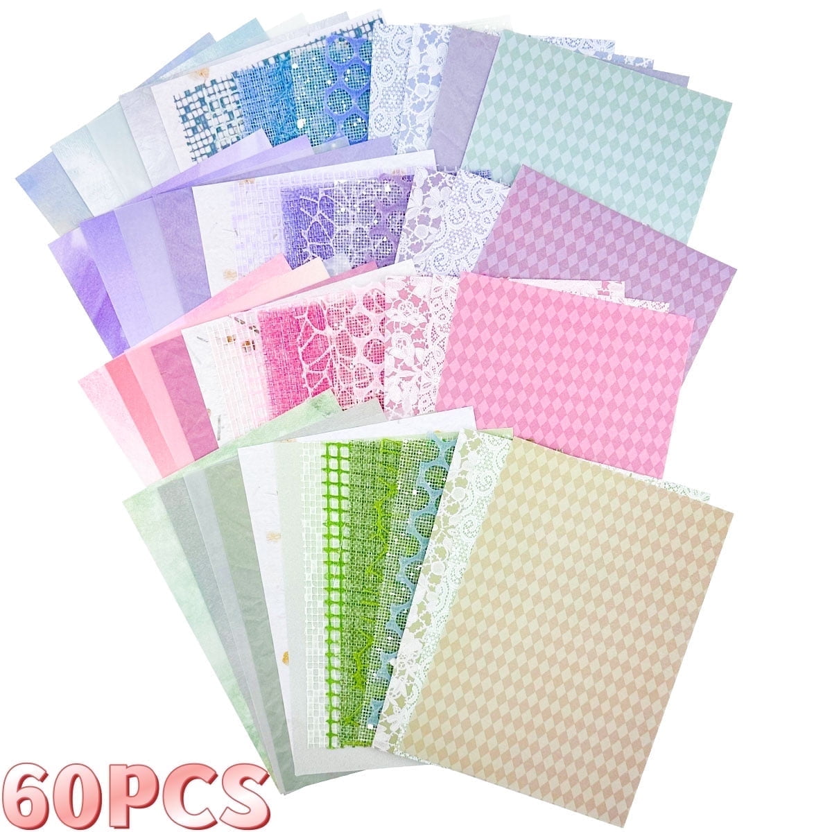 Scrapbook Paper Craft Textured Paper Mesh Fabric Special Paper Kit for ...