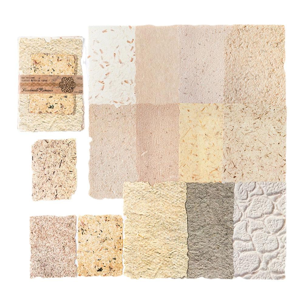 Scrapbook Paper Embossed Textured Paper Assorted Set Collage ...