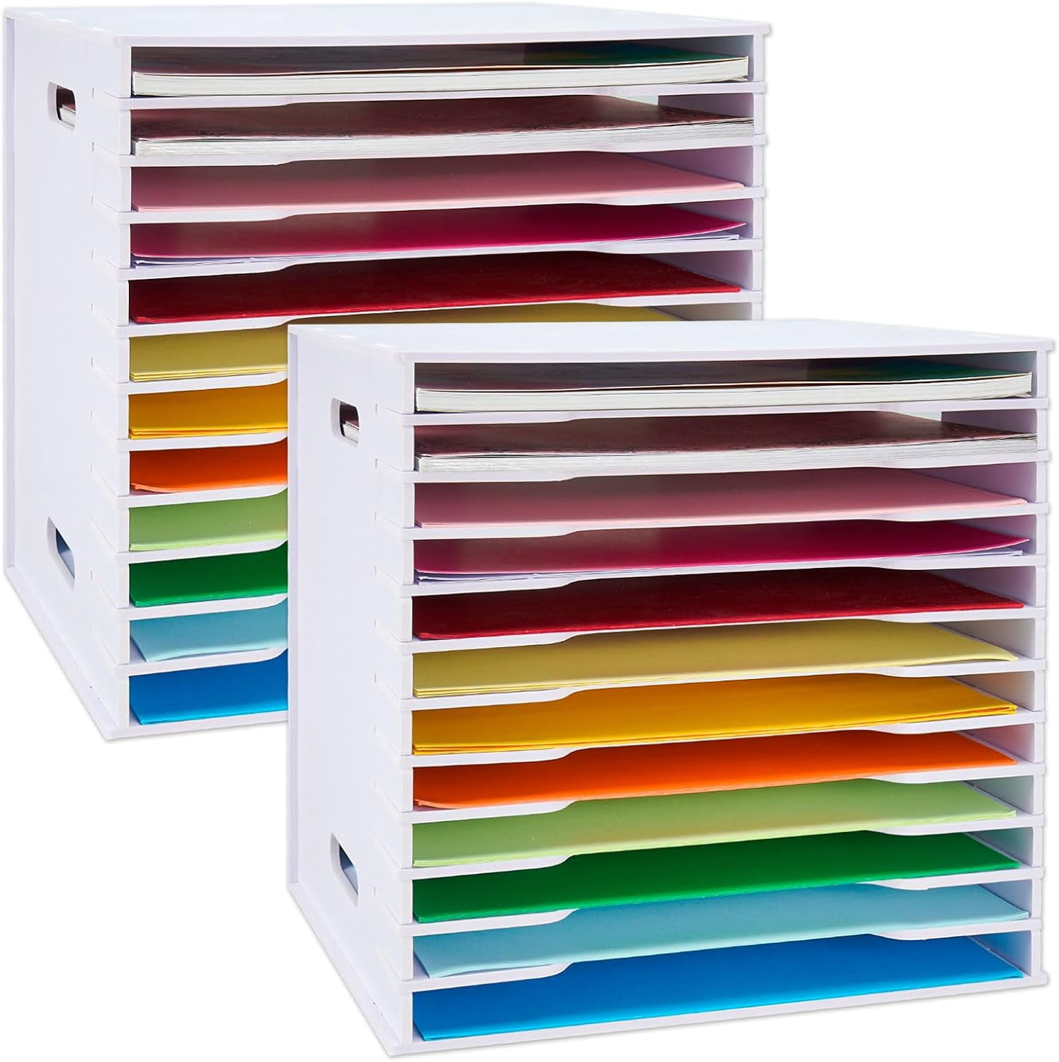 Scrapbook Paper Organizer for Sizes 12" x 12", File Sorter Storage ...