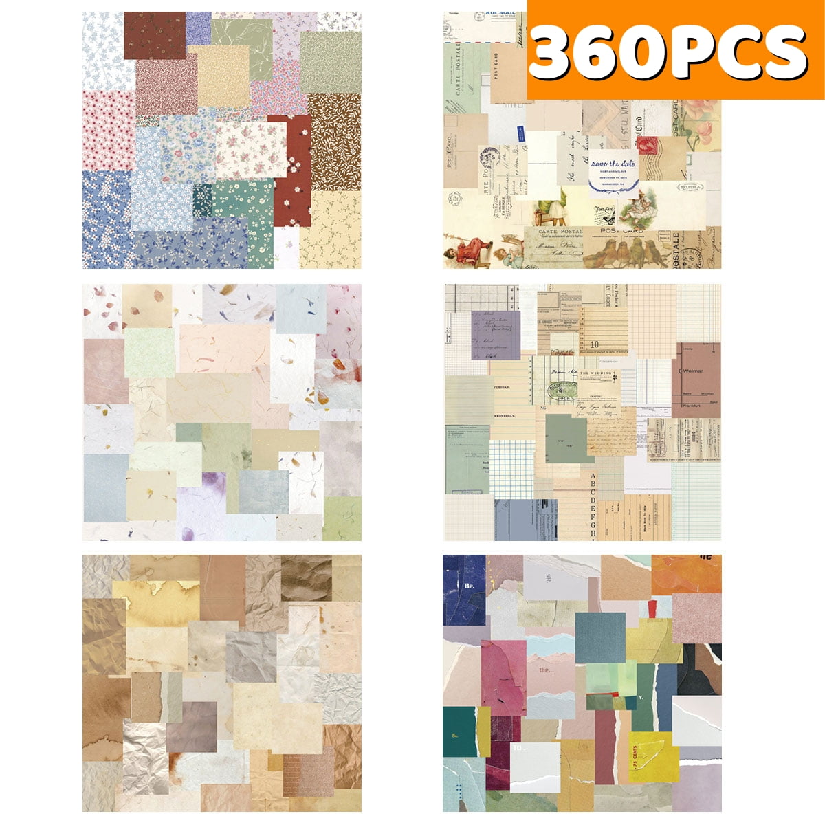 Scrapbook Papers Vintage Paper Journaling Supplies for Decorative ...