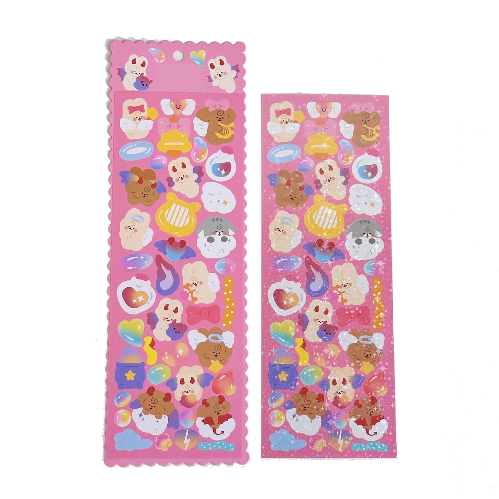 Scrapbook Sticker Versatile Cartoon Lovely Aesthetic Sparkling ...