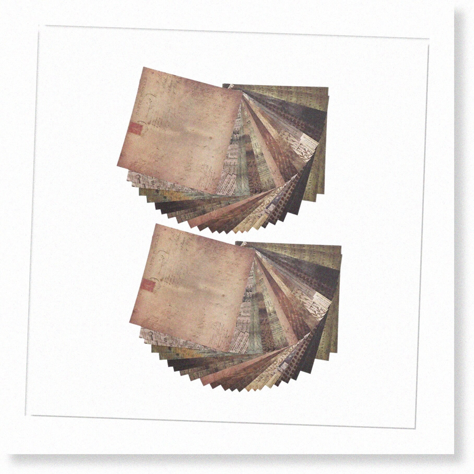 Scrapbooker's Delight Kit: 48 Sheets of Decorative Paper for DIY Albums ...