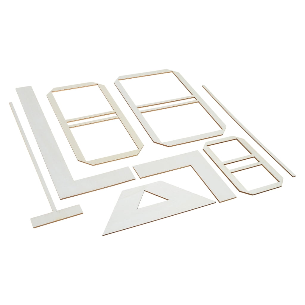 Scrapbooking Tool L-Shaped Ruler T-Shaped Ruler Spacing Guide Corner ...