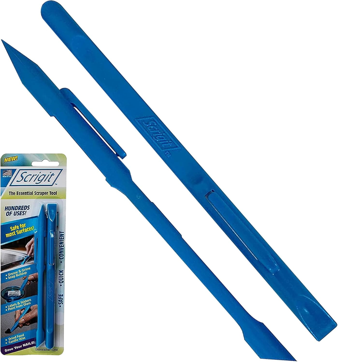 Scraper No-Scratch Plastic Scraper Tool, 2 Pack - The Handy Multi-Use ...