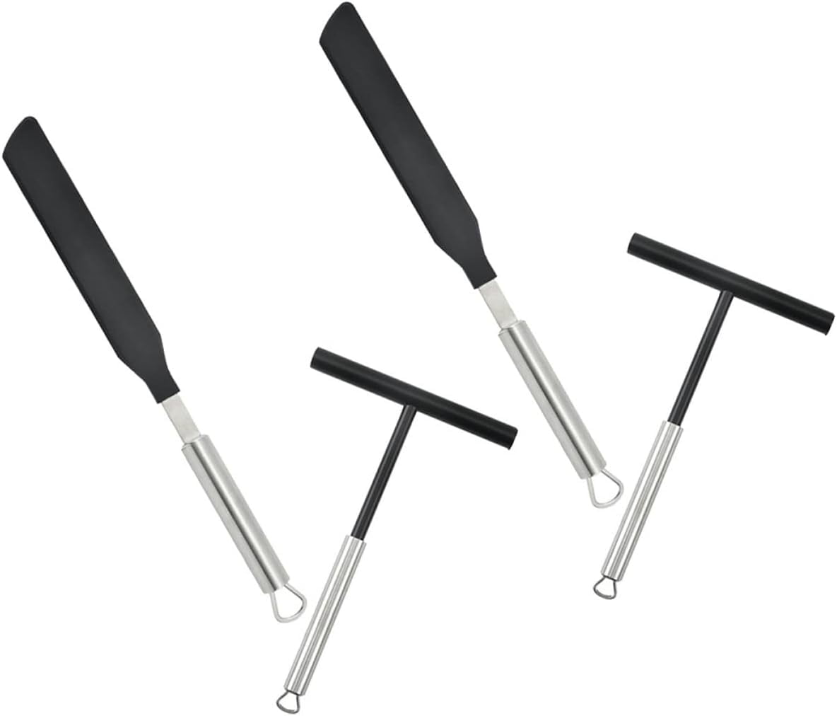 Scraper Spreader Set Non-stick Crepe Spatula Pancake Tool for Batter ...