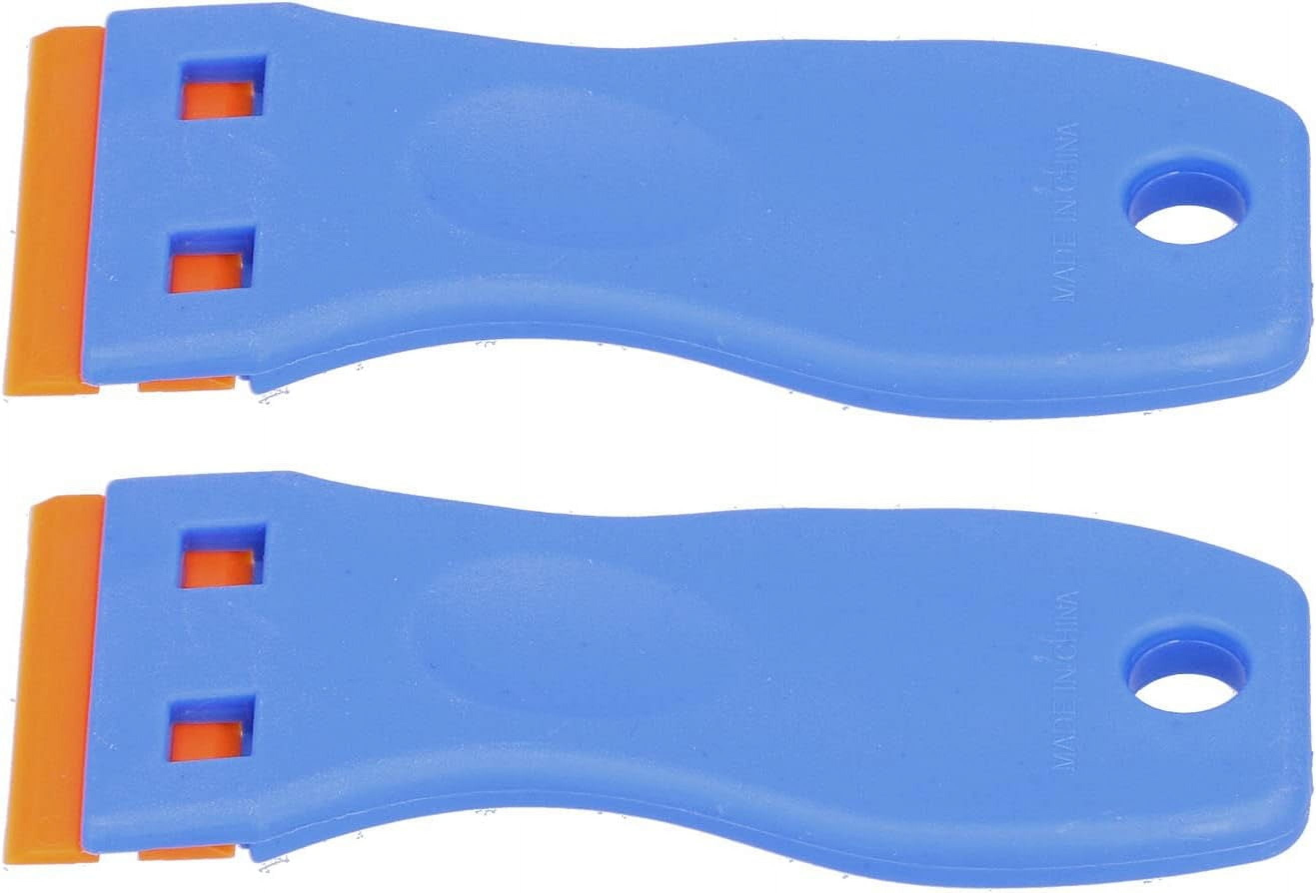 Scraper Tool, 2 Pcs Paint Scrapers Plastic Curved Handle for Floors ...
