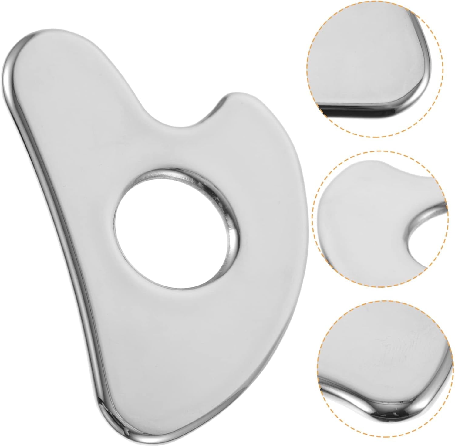 Scraping Board Metal Muscle Scraper Body Massage Plate Scar Tissue Tool ...