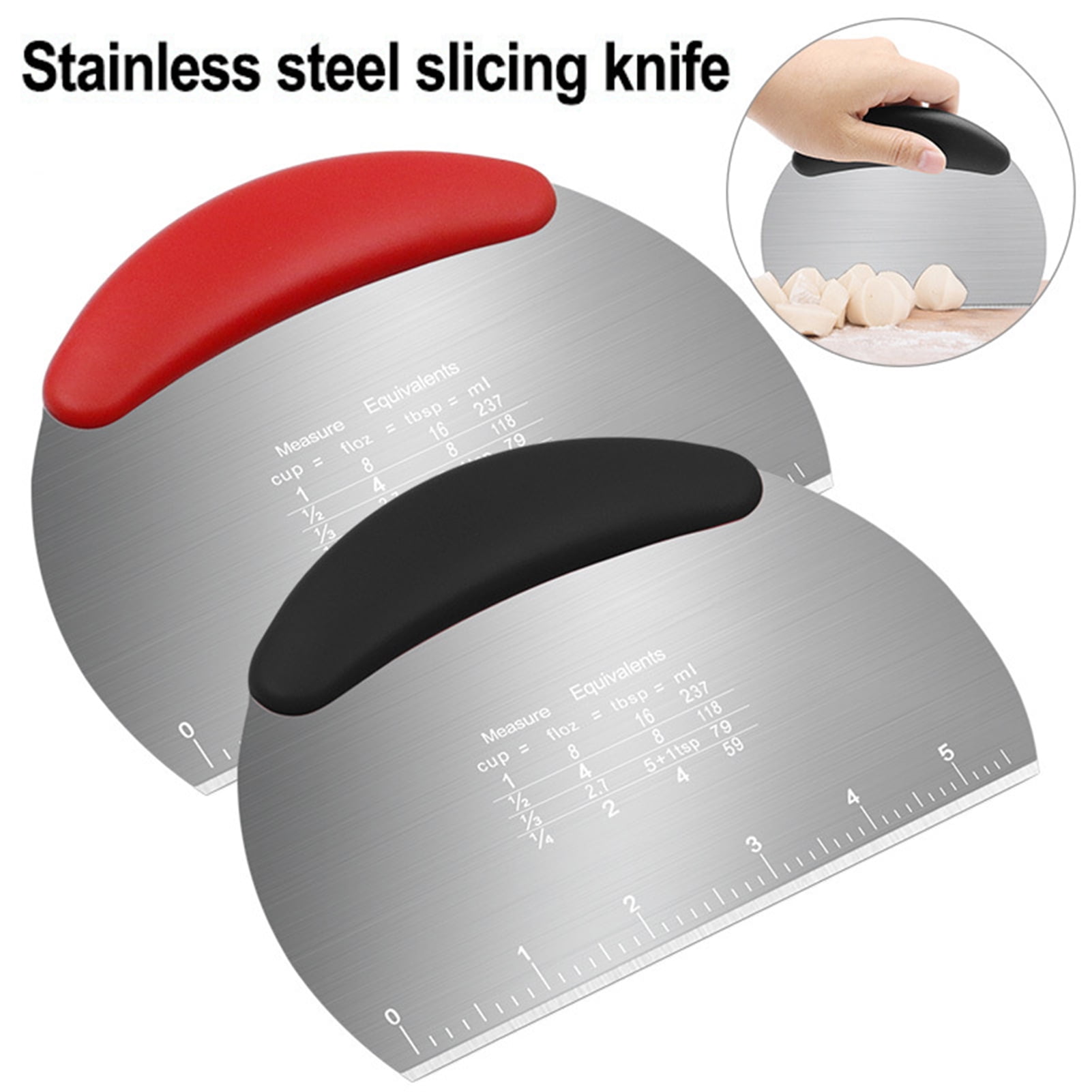 Scraping Panel Sturdy Multi-purpose Dough Cutter with Scale Non-stick ...