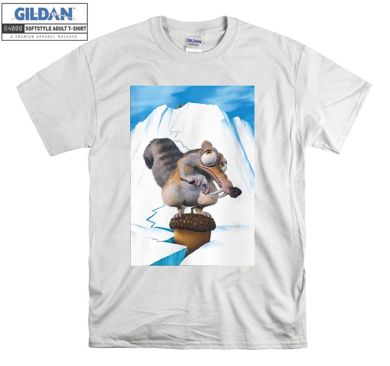 Scrat Iceberg Crack Ice Age T-shirt - Walmart.com