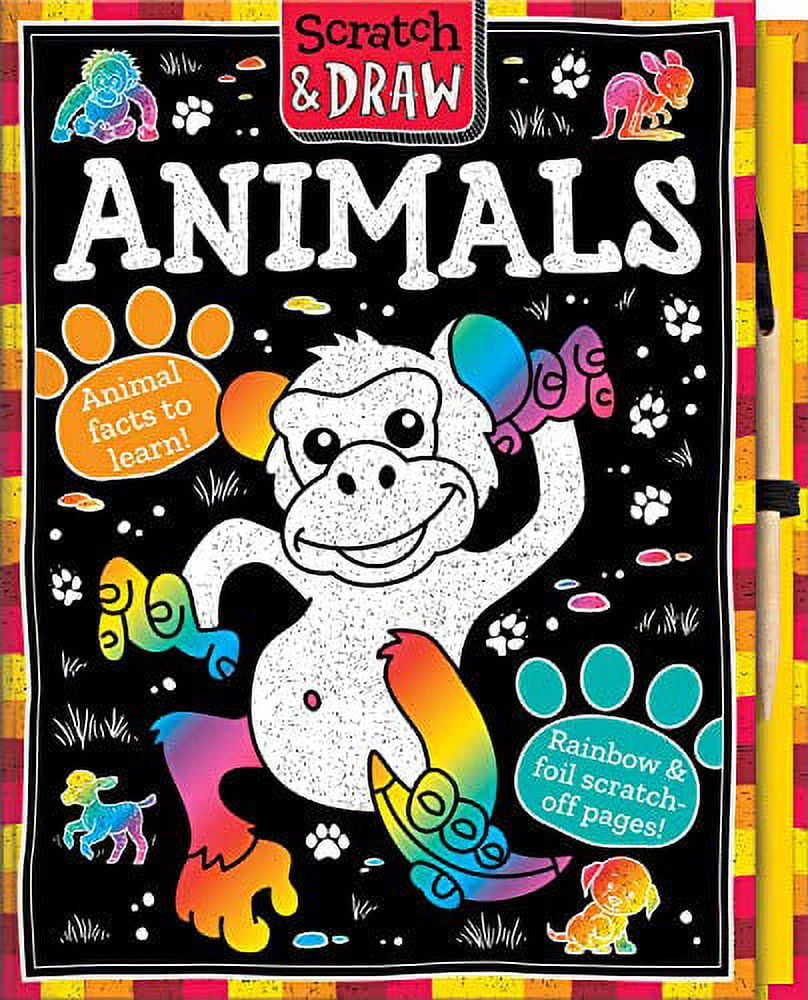 Scratch And Draw Animals - Walmart.com