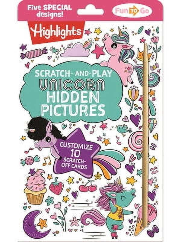 Scratch-And-Play Unicorn Hidden Pictures - Walmart.com
