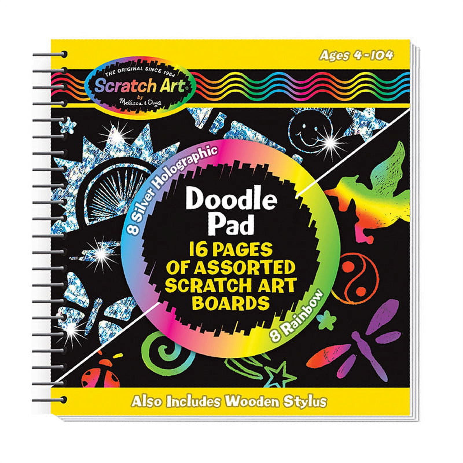 Scratch Art Doodle Pad Book | Bundle of 10 Each - Walmart.com