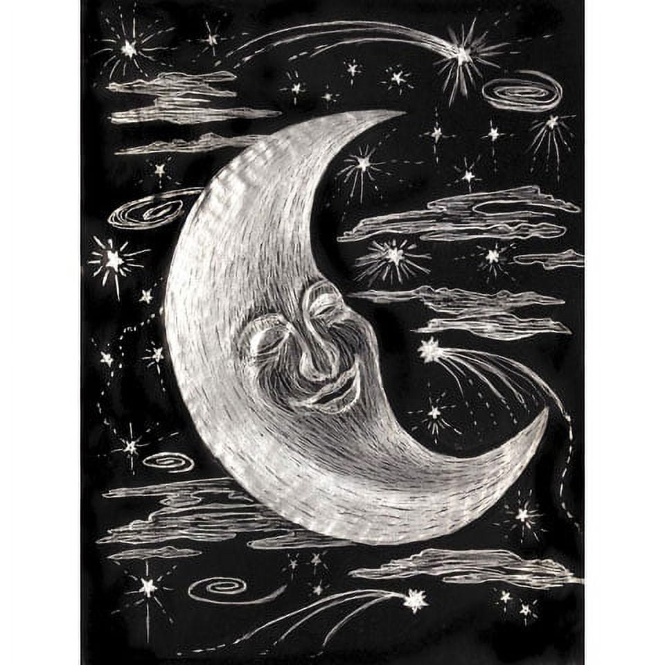 Scratch Art Paper - Gold/Silver Foil - 8.5 x 11 inches - 10 sheets ...