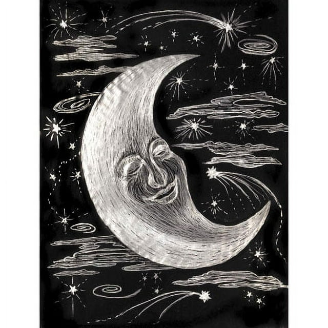 Scratch Art Paper - Gold/Silver Foil - 8.5 x 11 inches - 10 sheets ...