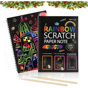 Black Scratch Paper for Kids and Crafts Explore Creative Art Supplies