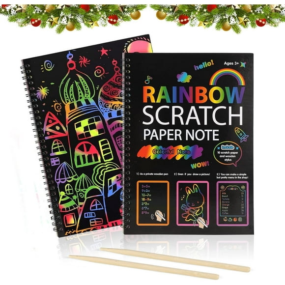 Black Scratch Paper for Kids and Crafts Explore Creative Art Supplies