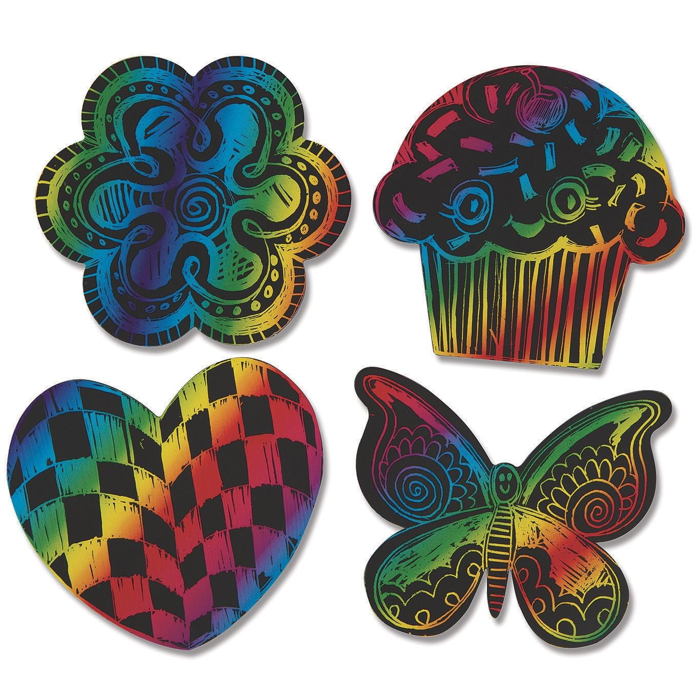 Scratch Artist® Magnet Shapes (Pack of 48) - Walmart.com