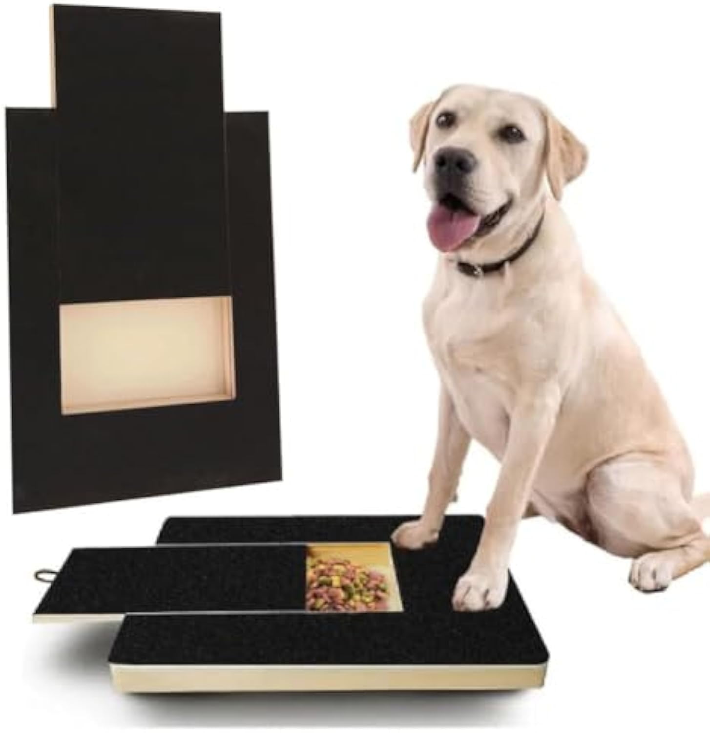 Scratch Board for Dogs,Dog Scratch Pad for Nails with Treat Box,Dog ...