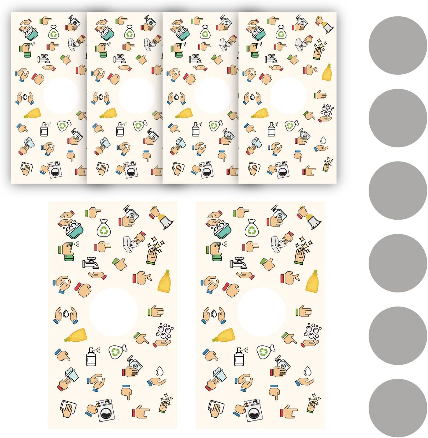 Scratch Off Cards Hand-Washing 120pcs Blank Gift Certificate Scratch ...