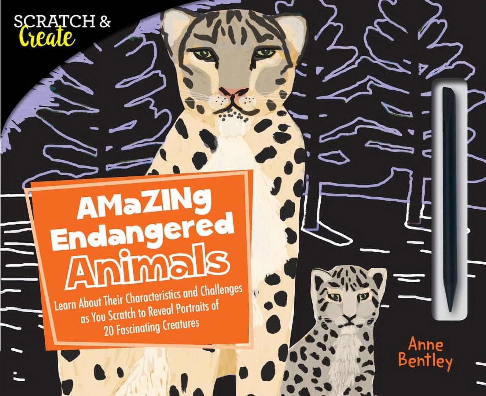 Scratch & Create: Scratch & Create: Amazing Endangered Animals : Learn ...