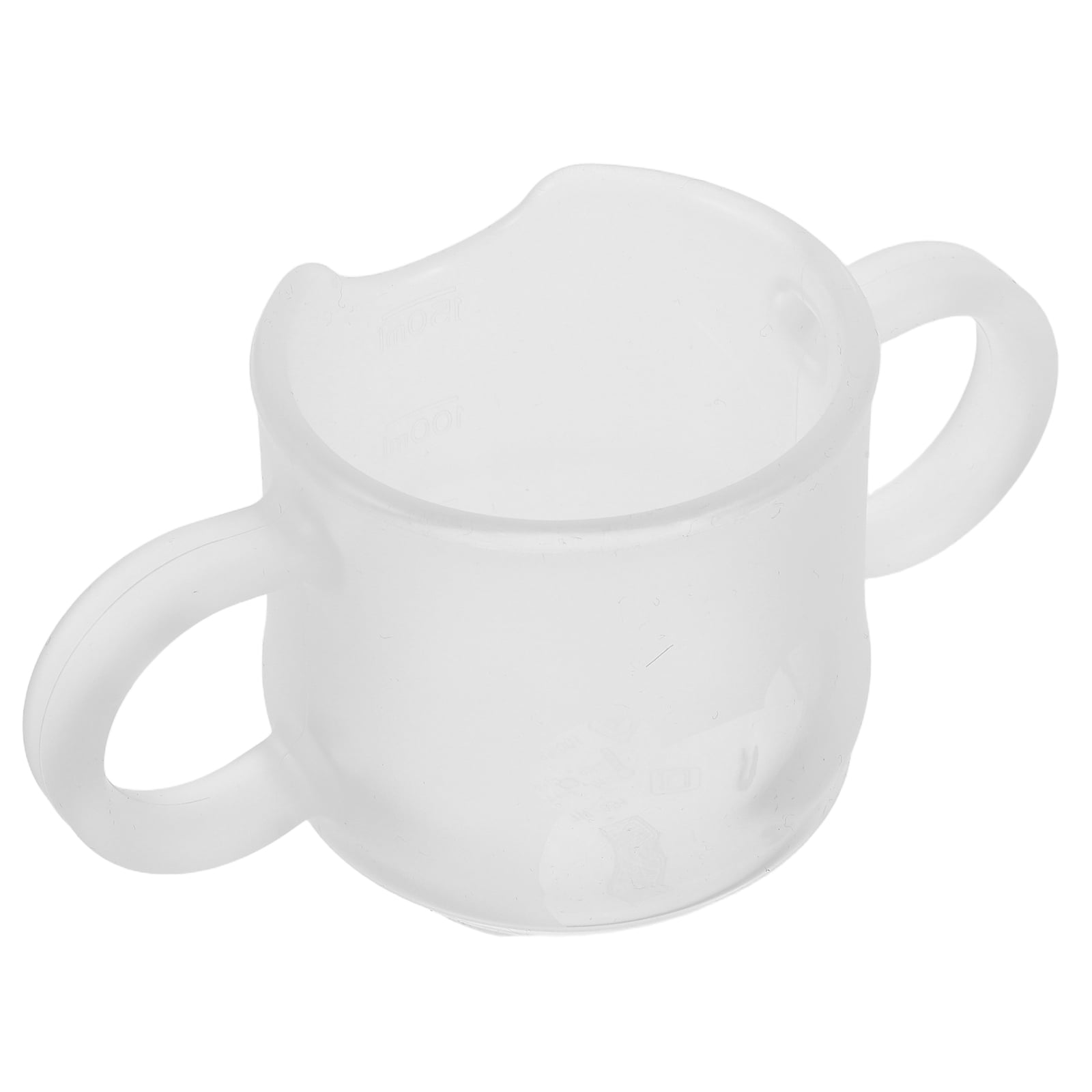 Transparent Silicone Baby Cup with Handles for Toddlers 150ml - Walmart.com