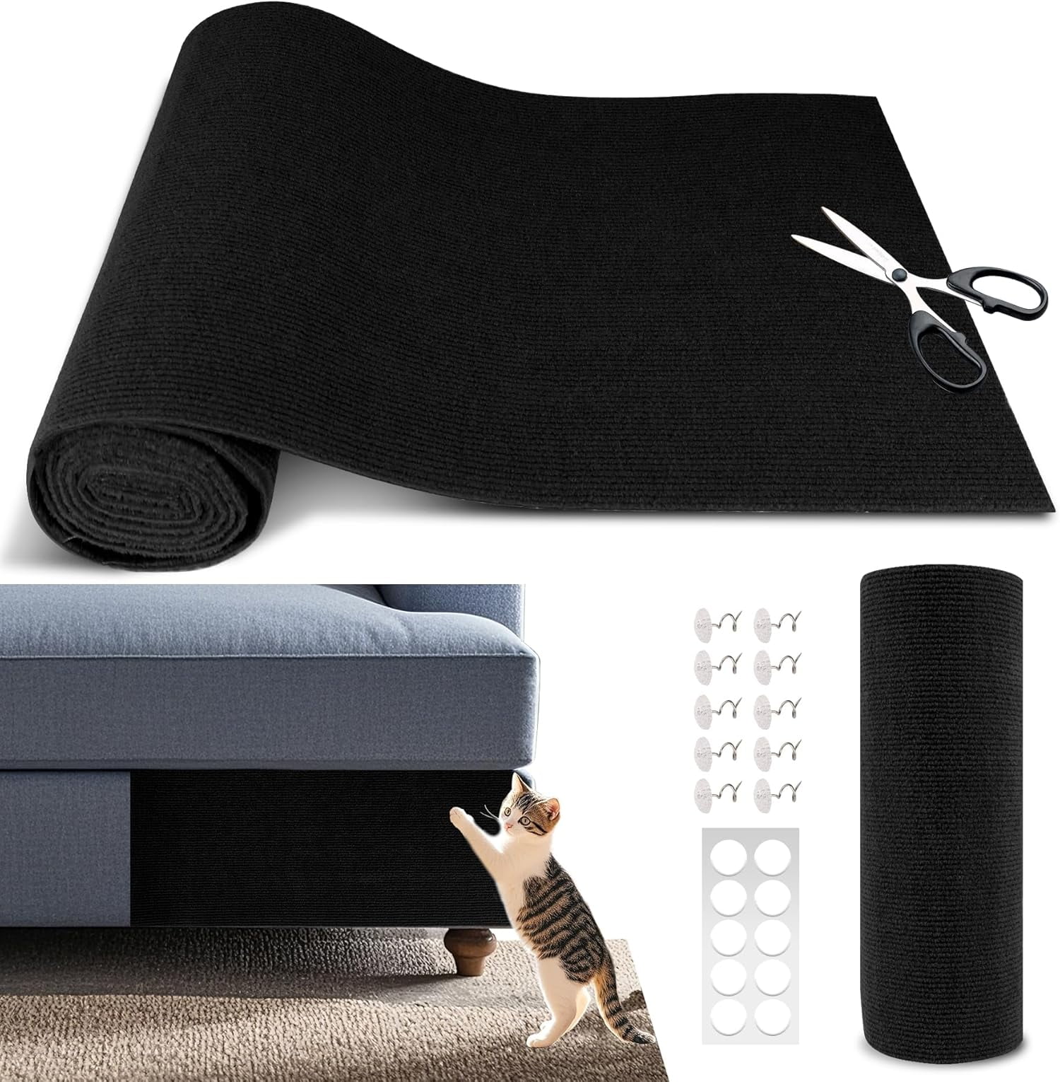 Scratch Furniture Protector, 78.7"x15.8" Self Scratch Mat Pad,Cut to ...