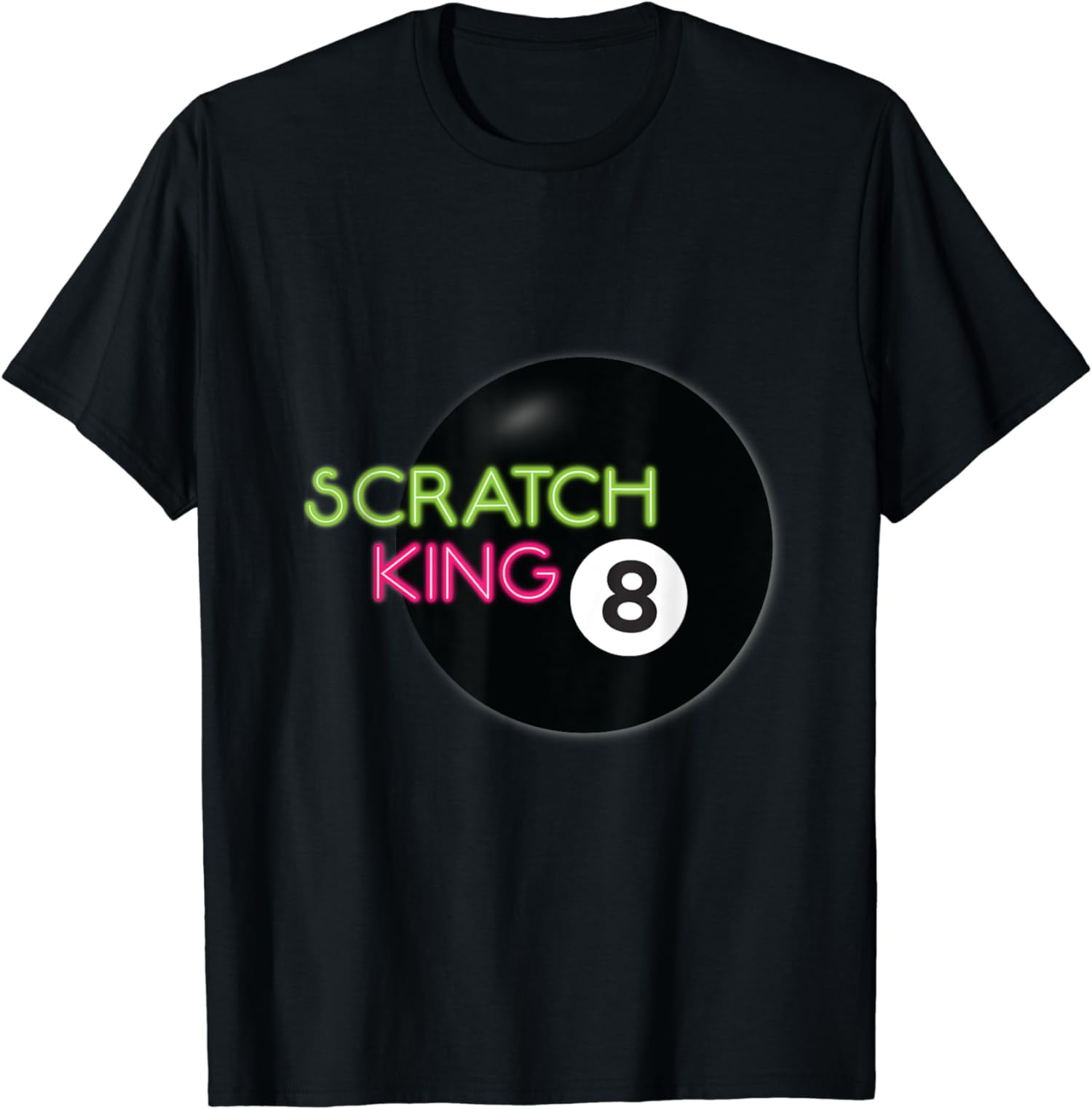 Scratch King Billiard Pool Player T-Shirt - Walmart.com