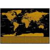 Scratch Map Poster, Travel Scratchable World Map, Interactive Map for Travel Enthusiasts, Great ...