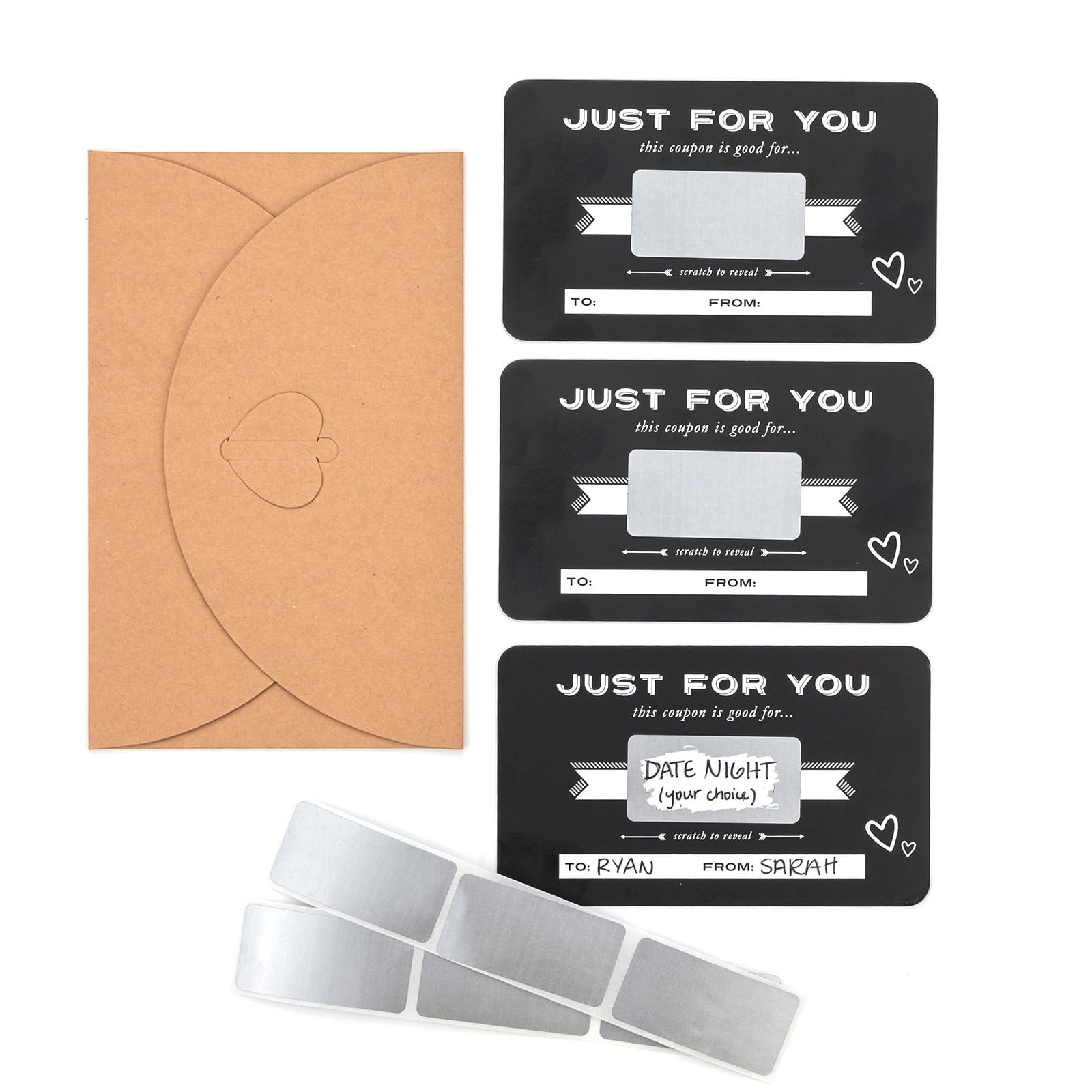 Scratch Off Coupons - Silicone Oil Paper, Customizable Surprise, for ...