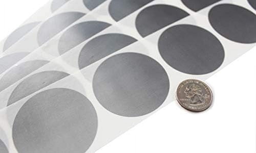 Scratch Off Sticker 2 inch Silver Round Labels for DIY Make Your Own ...