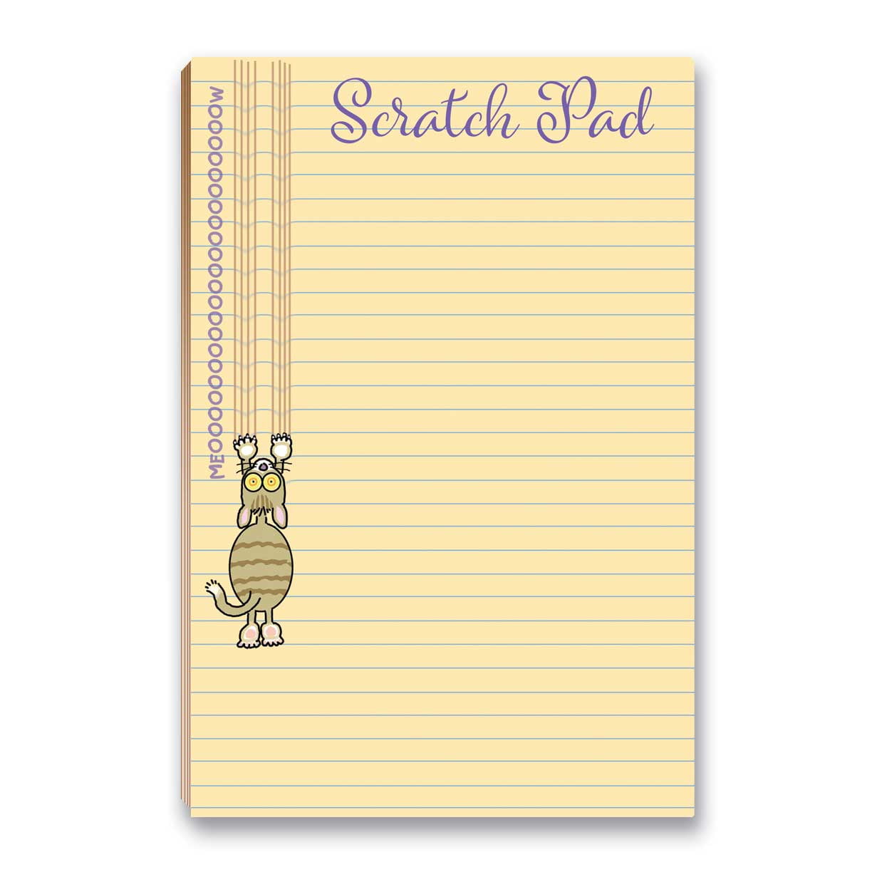 Scratch Pad - Funny Cat To-Do List Magnetic Notepad - 50 Sheets Per ...