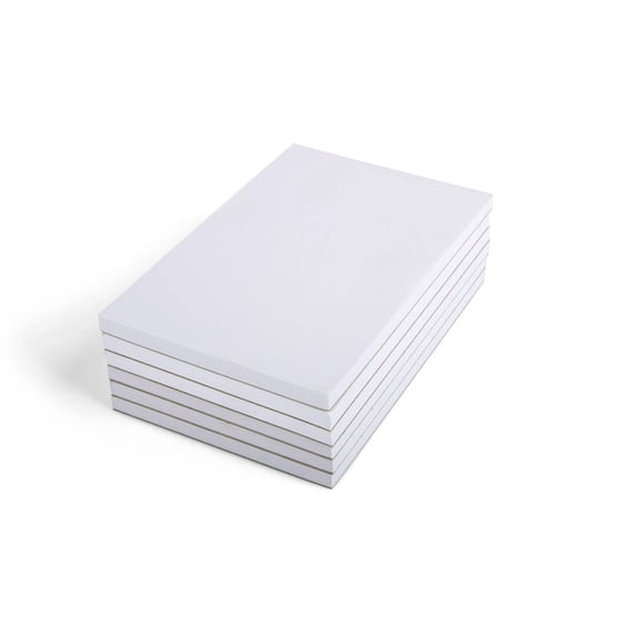 Unknown, Scratch Pads 4x6 inches, White, 100 Sheets, 6 Pack for notes ...