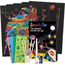 Black Scratch Art Paper
