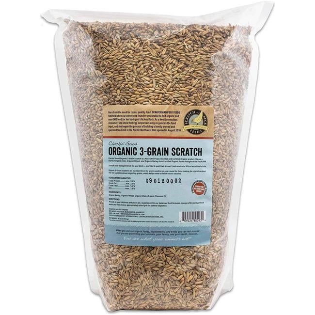 Scratch & Peck Feeds 092012 10 lbs Organic Grain Chicken Feed - 3 Count ...