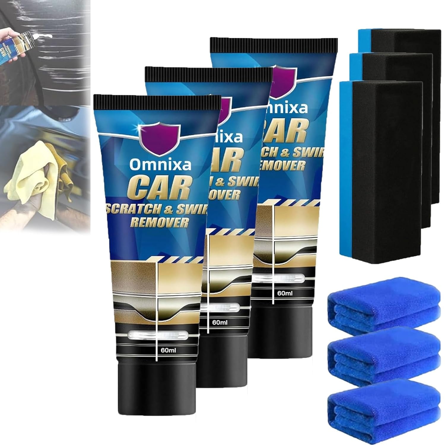 Scratch Remover, 2.03oz Car Scratch Remover for Vehicles Paint, Car ...