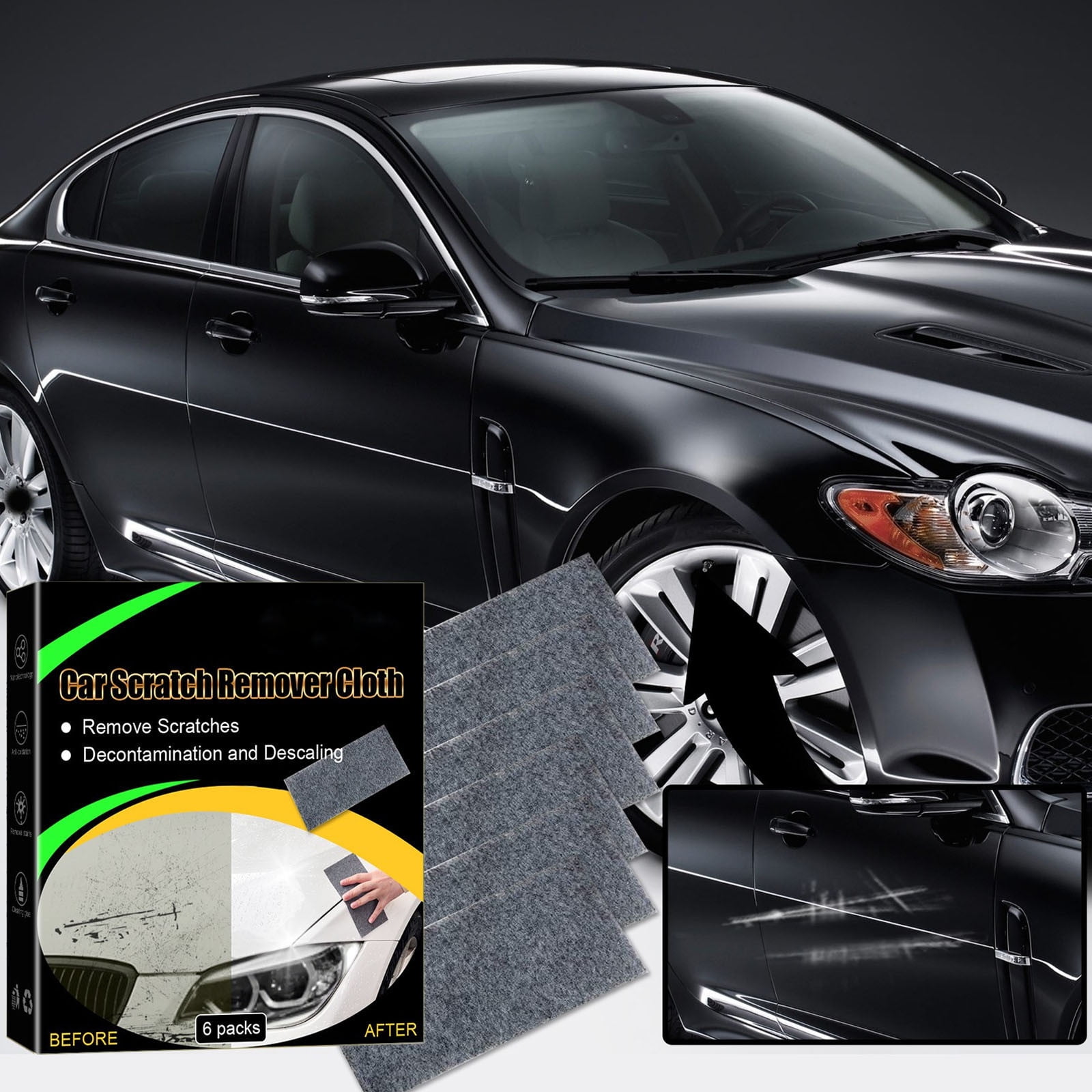 Scratch Remover Cloth With Nanotechnology | Paint-Friendly | Reusable ...