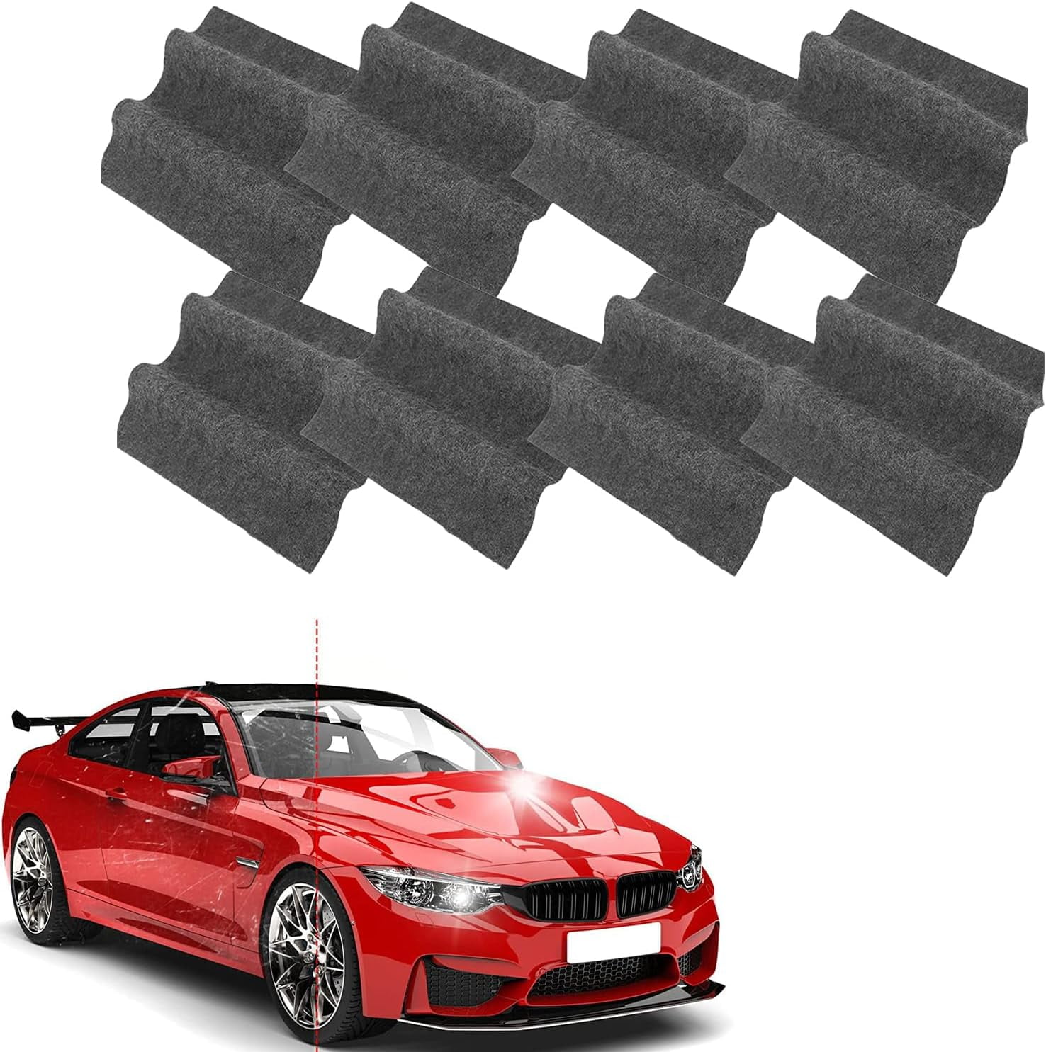 Scratch Remover, Magic Car Cleaning Cloth, Easy to Repair Paint, Water ...