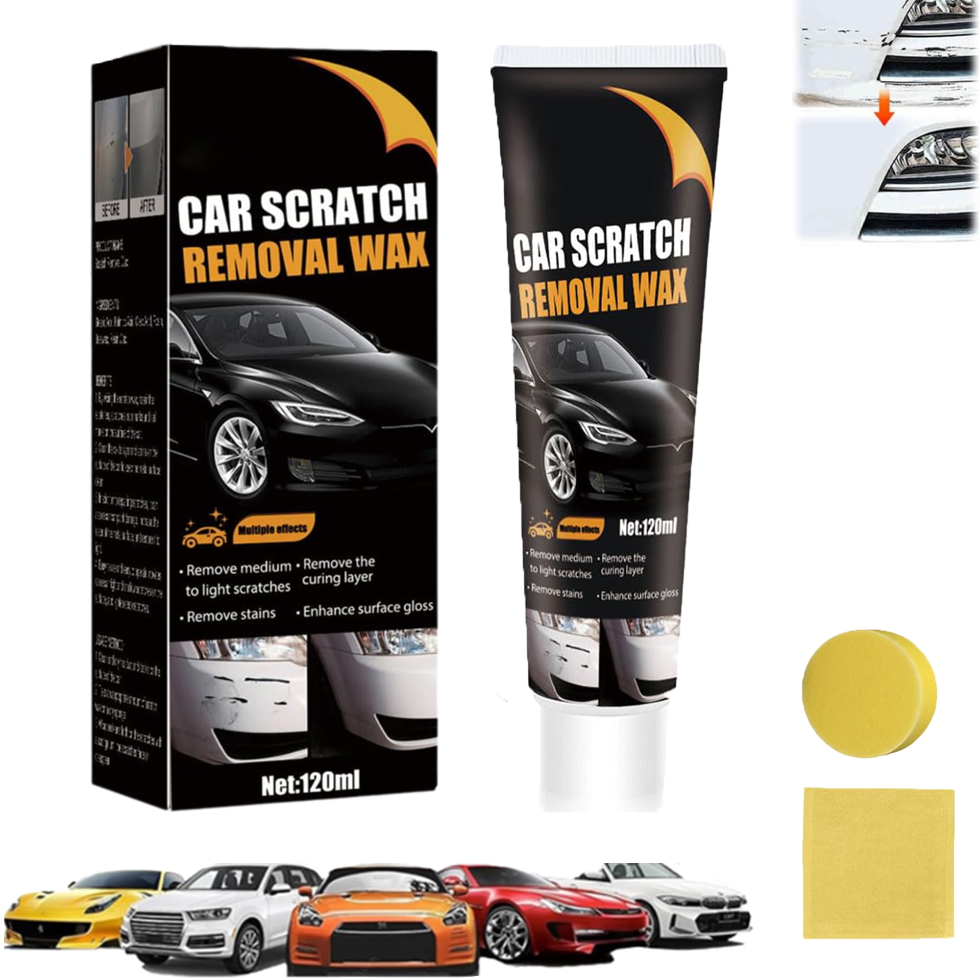 Scratch Remover for Vehicles, Car Deep Scratches Remover, Seurico Car ...